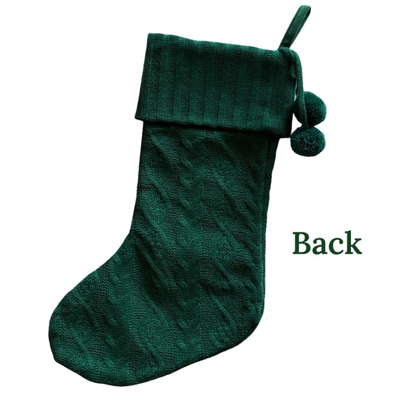 Holiday | Green Christmas Stocking With Dog Design | Poshmark